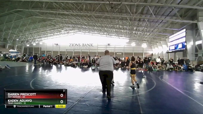 71 lbs Quarters & Wb (16 Team) - Kaden Aguayo, Team Champs vs Darien ...