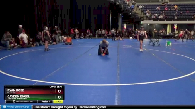 95 lbs Cons. Semi - Cayden Engel, The Best Wrestler vs Ryan Rose, DC Elite