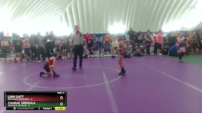 48 lbs Round 1 (8 Team) - Liam Gatt, Backyard Brawlers vs Charae ...