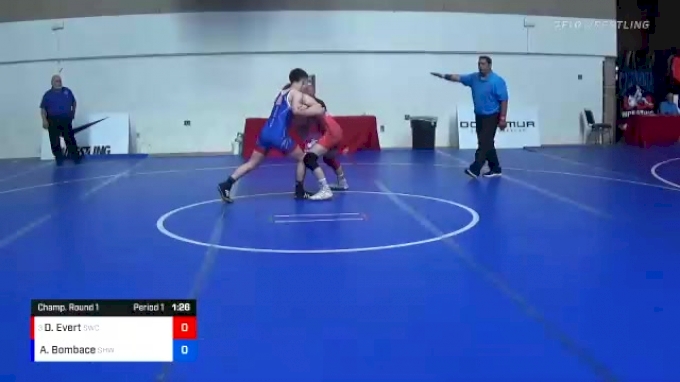 132 lbs Champ. Round 1 - Daniel Evert, Sunnyvale Wrestling Club vs ...