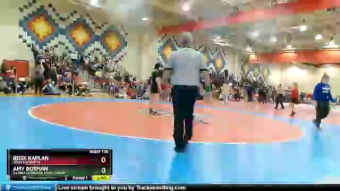 120 lbs Semifinal - Rose Kaplan, West Lafayette vs Amy Bosman, Illiana ...