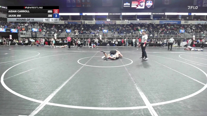 192 lbs Round Of 16 - Aidan Carroll, Arkansas Elite vs Jaxin Jim ...