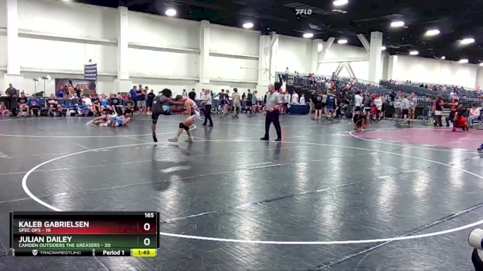 165 lbs Round 5 (8 Team) - Kaleb Gabrielsen, Spec Ops vs Julian Dailey ...