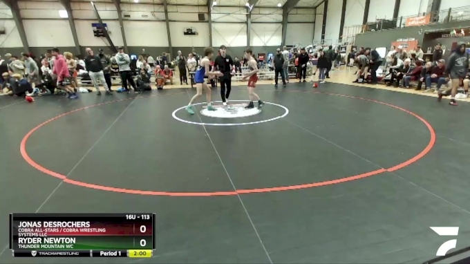 113 lbs Quarterfinal - Jonas DesRochers, COBRA ALL-STARS / Cobra ...