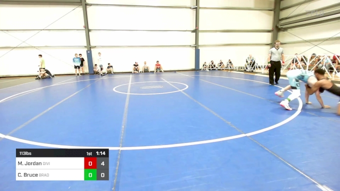 113 lbs Rr Rnd 2 - Mikel Jordan, Division-1 Training Center vs Cael ...