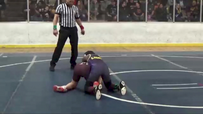 90 lbs Cons. Round 2 - Gavin Burton, Hazel Park Wrestling vs Kharmelo ...