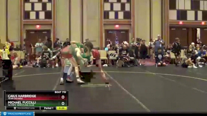 167 lbs Champ. Round 2 - Caius Harbridge, Team Ontario vs Michael ...