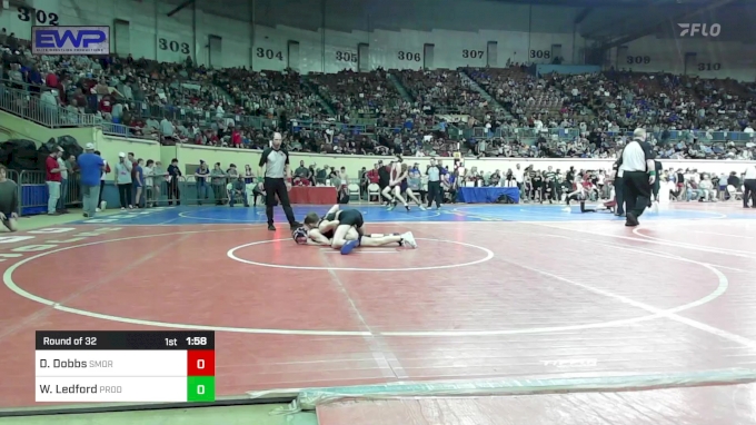 88 lbs Round Of 32 - Drake Dobbs, Southmoore SaberCats Wrestling vs ...