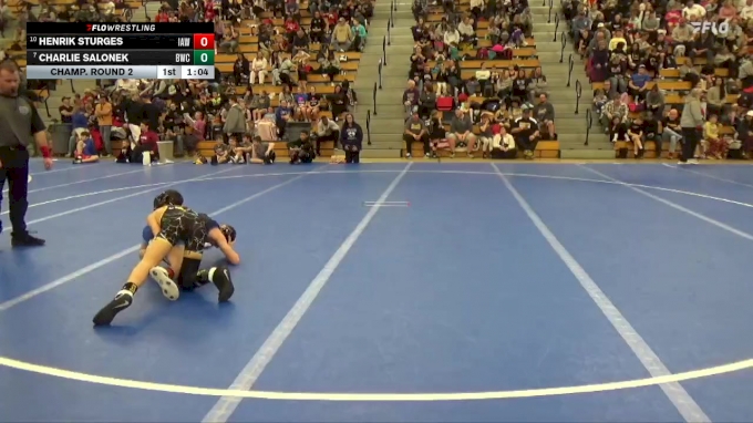 90 lbs Champ. Round 2 - Henrik Sturges, Immortal Athletics WC vs ...