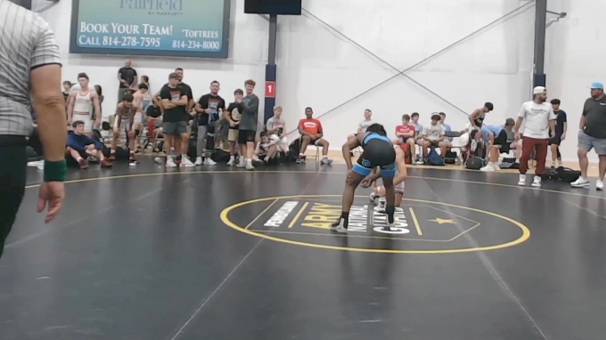 116 lbs Rr Rnd 6 - Aiden Abrams, Gold Medal WC - BHS vs Teequavious ...