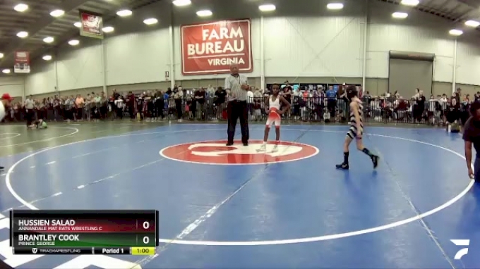 53 lbs Cons. Round 4 - Brantley Cook, Prince George vs Hussien Salad ...