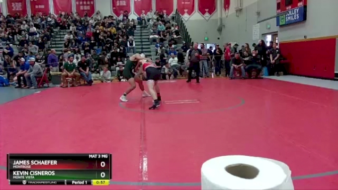 150 lbs Cons. Semi - Kevin Cisneros, Monte Vista vs James Schaefer ...