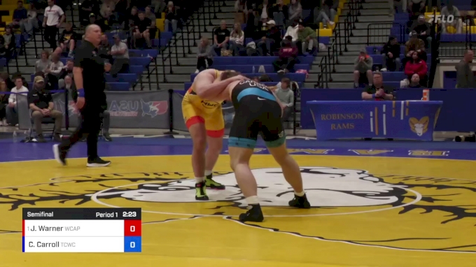 97 lbs Semifinal - Jacob Warner, TMWC/ HWC vs Christian Carroll, TMWC ...