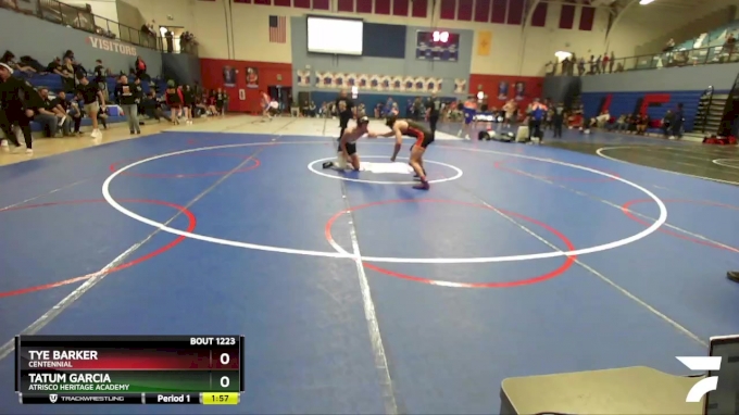 145 lbs 1st Place Match - Tatum Garcia, Atrisco Heritage Academy vs Tye ...