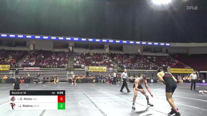 141 lbs Round Of 16 - Carson Hicks, Ohio State WC vs Jordan Robins ...
