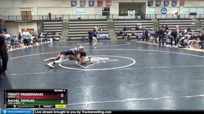 123 lbs Round 4 (8 Team) - Trinity Pendergrass, Quincy vs Rachel ...