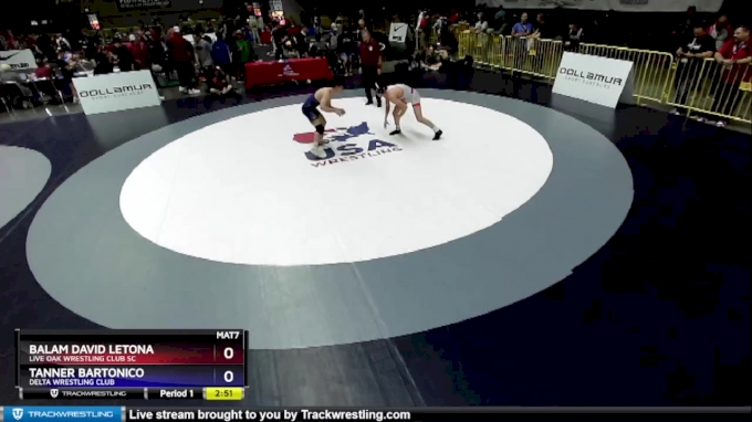 113 lbs Quarterfinal - Balam David Letona, Live Oak Wrestling Club SC ...