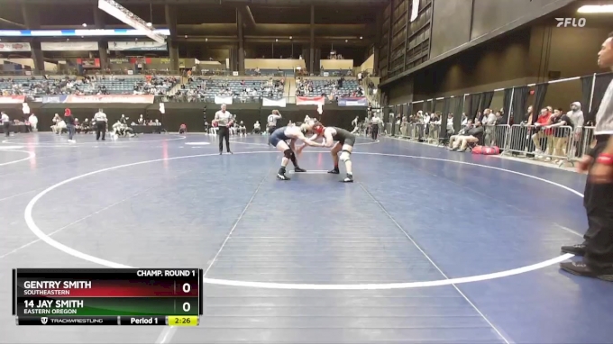 197 lbs Champ. Round 1 - Gentry Smith, Southeastern vs 14 Jay Smith ...