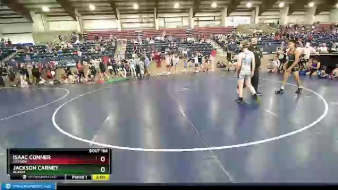 112 lbs Quarterfinal - Isaac Conner, Oregon vs Jackson Carney, Alaska