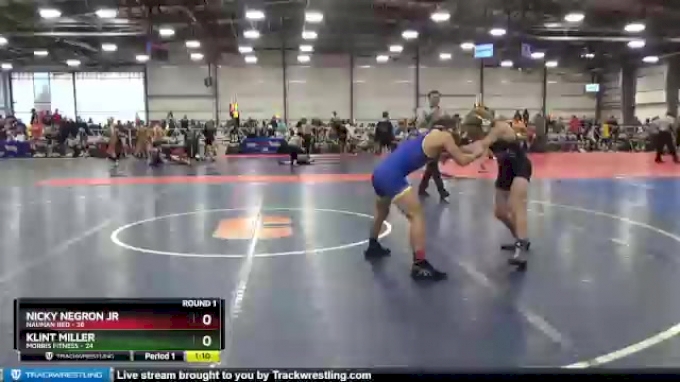 120 lbs Round 1 (6 Team) - Nicky Negron Jr, Nauman Red vs Klint Miller ...