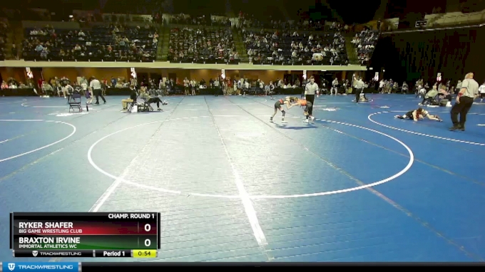 67 lbs Champ. Round 1 - Braxton Irvine, Immortal Athletics WC vs Ryker ...