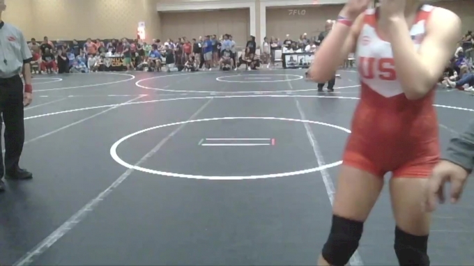 101 lbs Round Of 16 - Mia Sharp, Beaumont WC vs Maya Trujillo, Castro ...