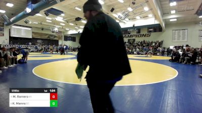 129 lbs Round Of 16 - Michael Romero, St. John Bosco vs Khimari Manns, St. Edward (OH)
