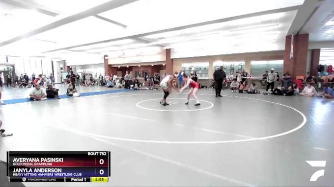 122 lbs Semifinal - Averyana Pasinski, Gold Medal Grappling vs Janyla ...