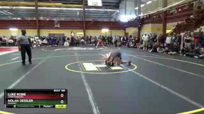 144 lbs Champ. Round 2 - Nolan Gessler, Graham vs Luke Robie, Christianburg
