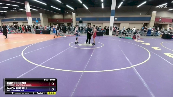 132 lbs Champ. Round 2 - Troy Moreno, Category 5 Wrestling Club vs ...