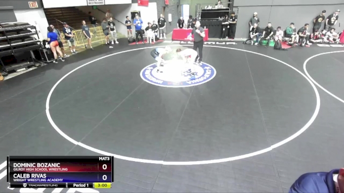 126 lbs 1st Place Match - Dominic Bozanic, Gilroy High School Wrestling ...