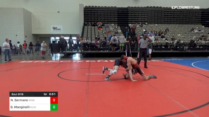 128 lbs Consi Of 8 #2 - Nick Germano, Barn Brothers vs Gianni ...