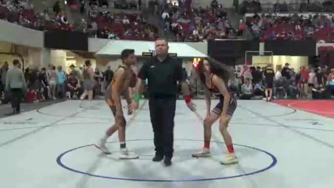 109 lbs Champ. Round 2 - Aramis Rivera, Montana Disciples vs Clayton ...