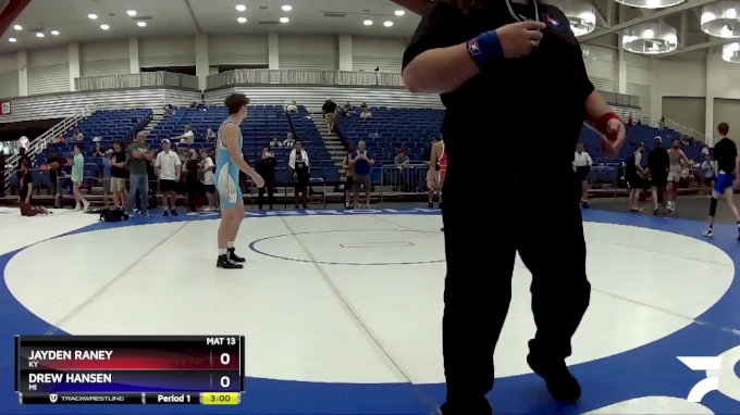 132 lbs Semifinal - Jayden Raney, KY vs Drew Hansen, MI