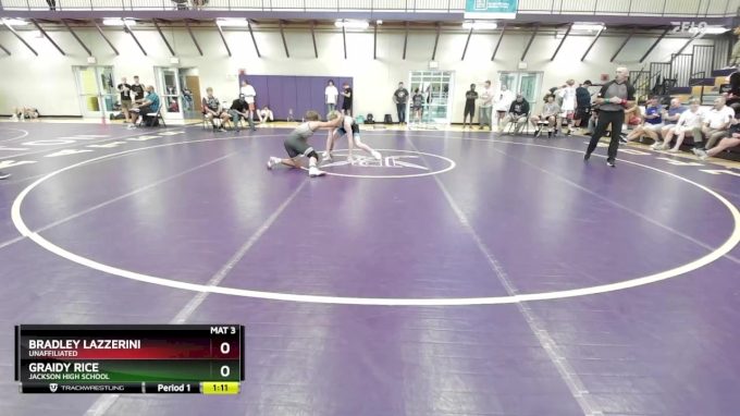 120 lbs 1st Place Match - Graidy Rice, Jackson High School vs Bradley ...