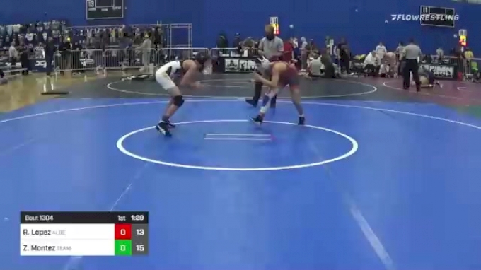 105 lbs Rr Rnd 4 - Royce Lopez, Alber Athletics vs Zachary Montez, Team ...