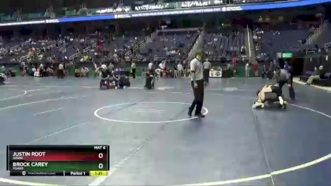 3 lbs Champ. Round 1 - Justin Root, Dixon vs Brock Carey, Foard