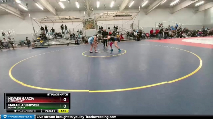 170 lbs 1st Place Match - Nevaeh Garcia, Platte Valley vs Makaela ...