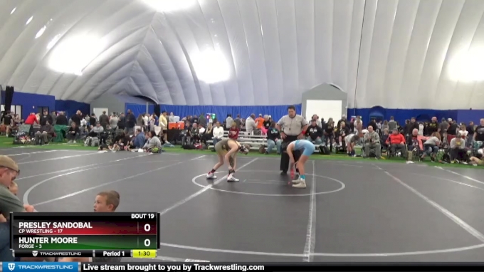 80 lbs Round 5 (8 Team) - Presley Sandobal, CP Wrestling vs Hunter ...