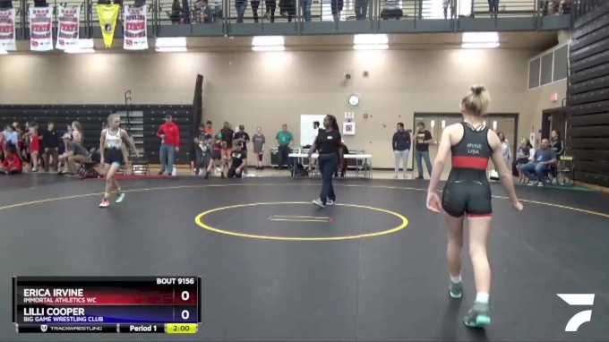 102 lbs Round 3 - Erica Irvine, Immortal Athletics WC vs Lilli Cooper ...