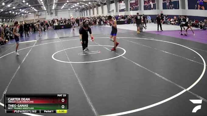 100 lbs Round 3 - Sebastian Clark, 3F Wrestling vs German Martinez ...