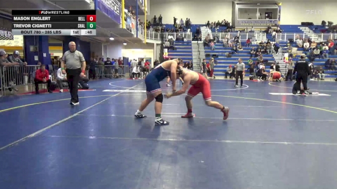 285 lbs Consy 3 - Mason Englert, Bellefonte vs Trevor Cignetti, Shaler