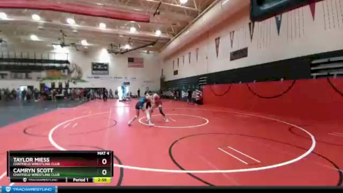 132-136 lbs Round 3 - Taylor Miess, Chatfield Wrestling Club vs Camryn ...