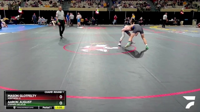 132-2A/1A Champ. Round 1 - Aaron August, Stephen Decatur vs Mason ...