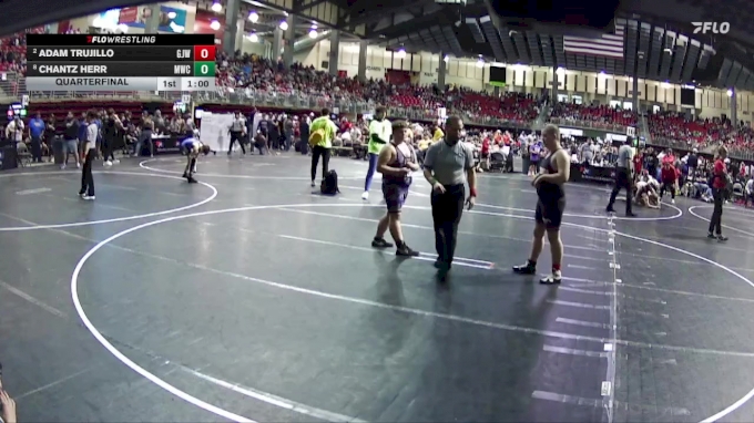 200 lbs Quarterfinal - Chantz Herr, Milford Wrestling Club vs Adam ...