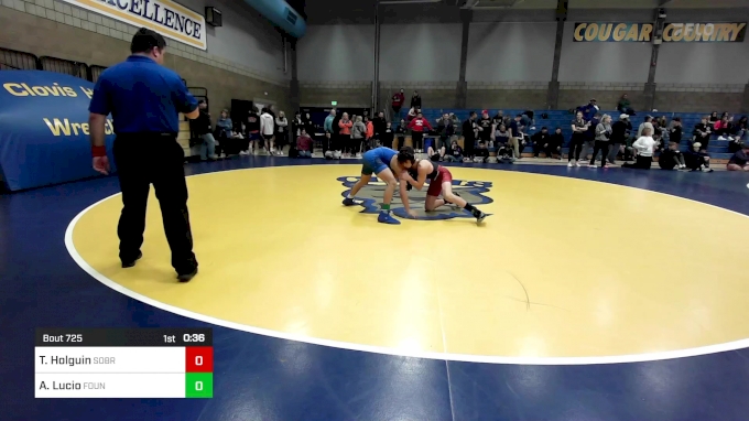 123 lbs Consi Of 8 #1 - Tommy Holguin, Sobrato vs Anthony Lucio ...