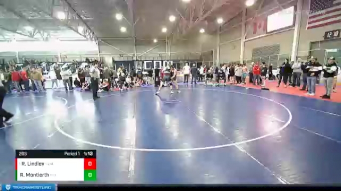 205 lbs Round 1 - Ridge Lindley, Sanderson Wrestling Academy vs Robert ...