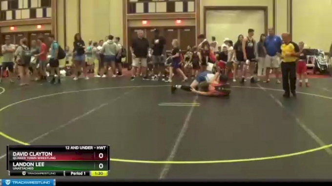 Quarterfinal - Landon Lee, Unattached vs David Clayton, QUAKER TOWN ...