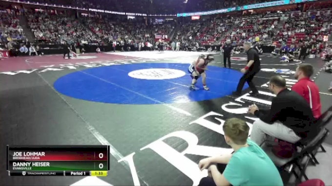 D2-150 lbs Semifinal - Danny Heiser, Evansville vs Joe Lohmar, Brodhead ...