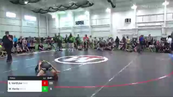 70 lbs Round 2 - Ethan VanDyke, Cardiac Kids vs Waylon Kerby, Wood ...